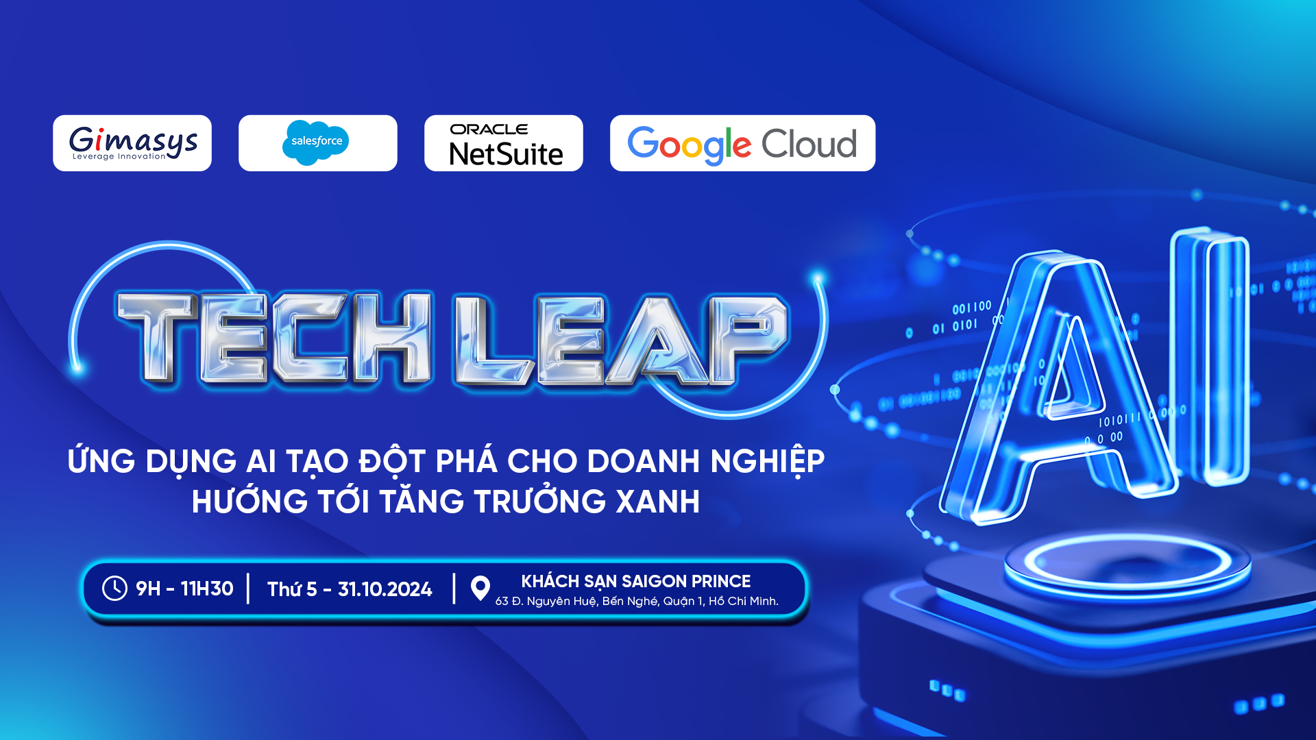 Tech Leap: Ứng dụng AI tạo đột phá cho doanh nghiệp hướng tới tăng ...